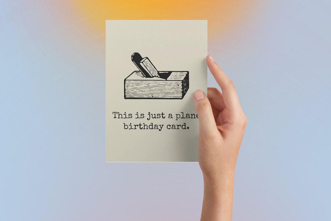 Carpenter Printable Birthday Card Woodworker Printable - Etsy