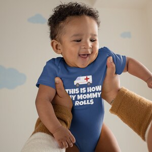 Cute Ambulance Baby One-piece - Paramedic Baby Shirt - EMT, EMS Baby ...