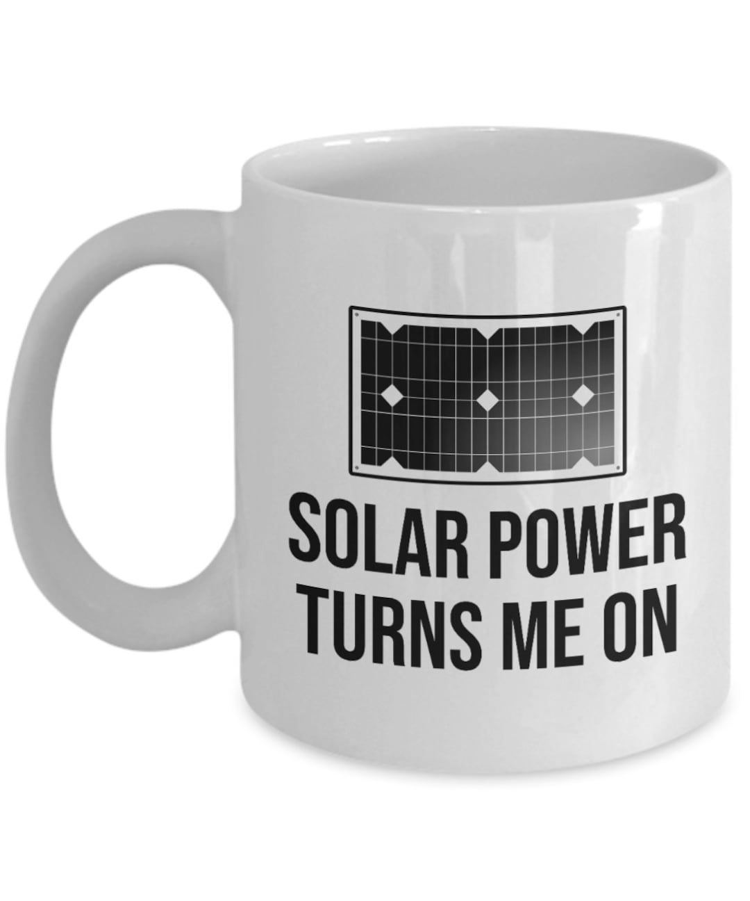 Solar Energy Coffee Mug - Solar Panel Owner Gift - Renewable Energy ...
