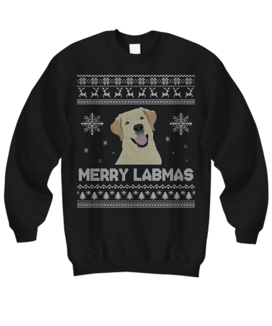 Labrador Retriever Ugly Christmas Sweater - Labrador Ugly Sweater ...