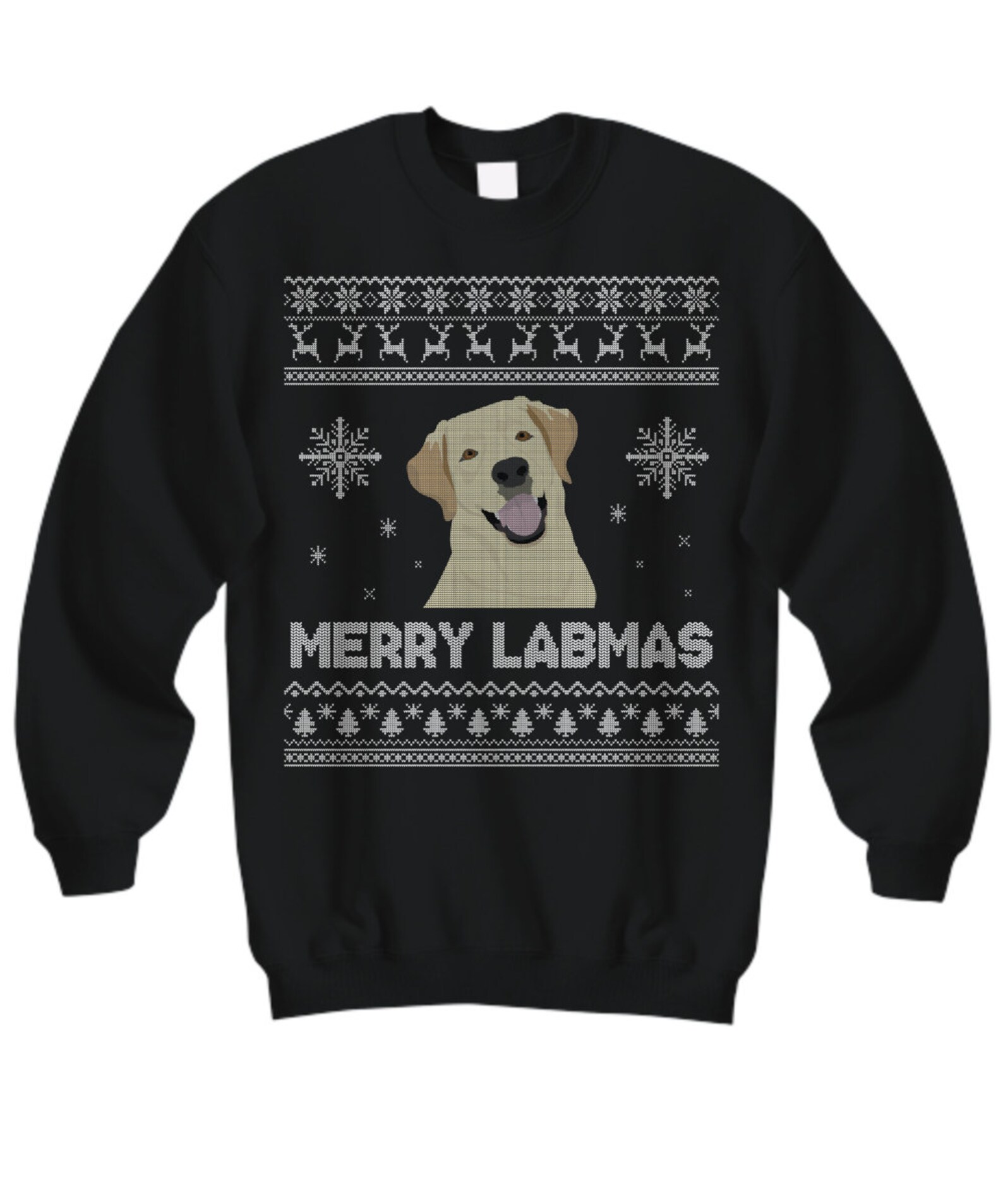 Labrador Retriever Ugly Christmas Sweater - Labrador Ugly Sweater ...