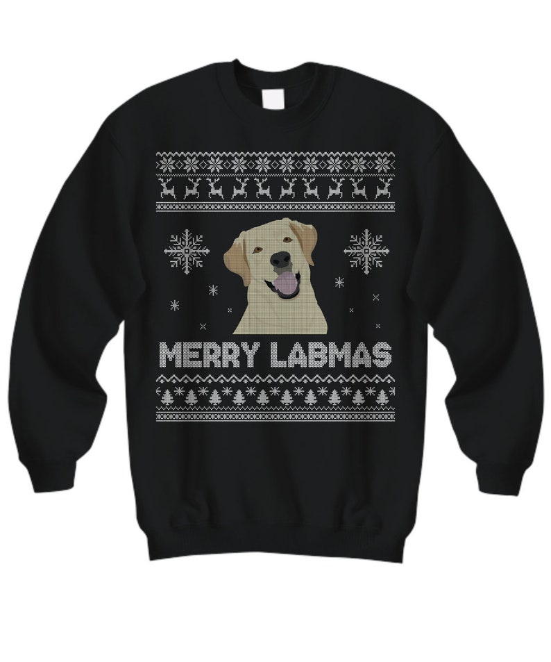 Labrador Retriever Ugly Christmas Sweater - Labrador Ugly Sweater ...