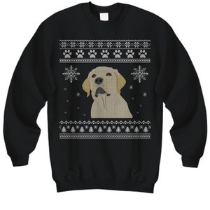 Lab Ugly Christmas Sweater Labrador Ugly Sweater Labrador Retriever ...