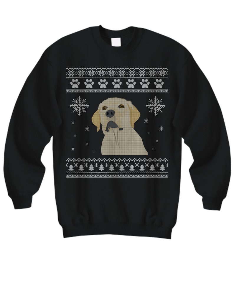 Lab Ugly Christmas Sweater - Labrador Ugly Sweater - Labrador Retriever ...