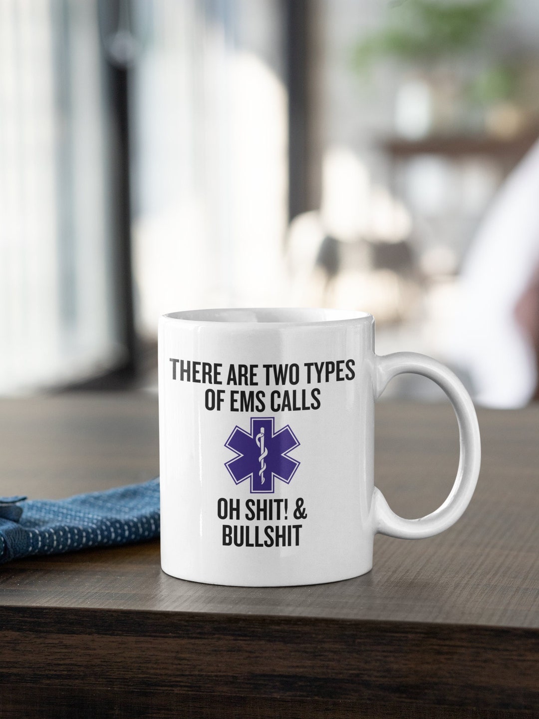 Paramedic Coffee Mug - EMT Gift Idea - Types of EMS Calls - Medical ...