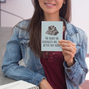 Funny Geology Birthday Card - Geologist Greeting Card - the Better They ...