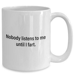 Funny Fart Mug - Fart Gifts - Farter Present - Farts - Farting Humor ...