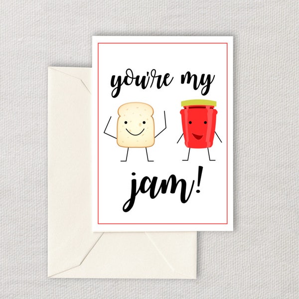You're My Jam Card - Etsy