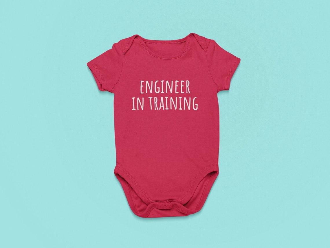 Cute Engineer Baby Shirt - Engineer Baby One-piece - Baby Bodysuit ...