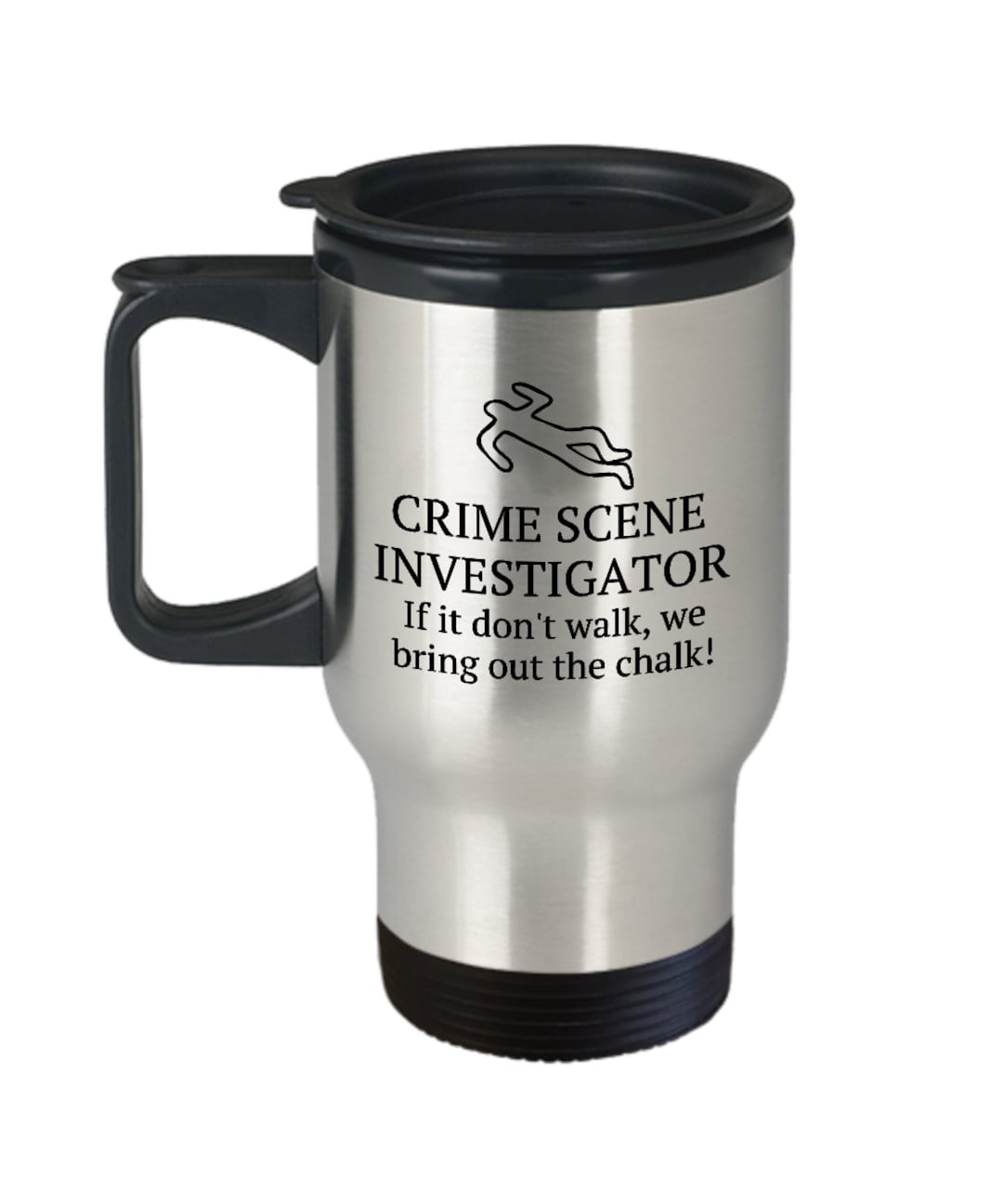 Crime Scene Investigator Gift Forensics Travel Mug Crime Lab Gift We ...
