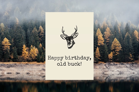 Printable Hunting Birthday Cards Deer Hunting Birthday Invitation,
