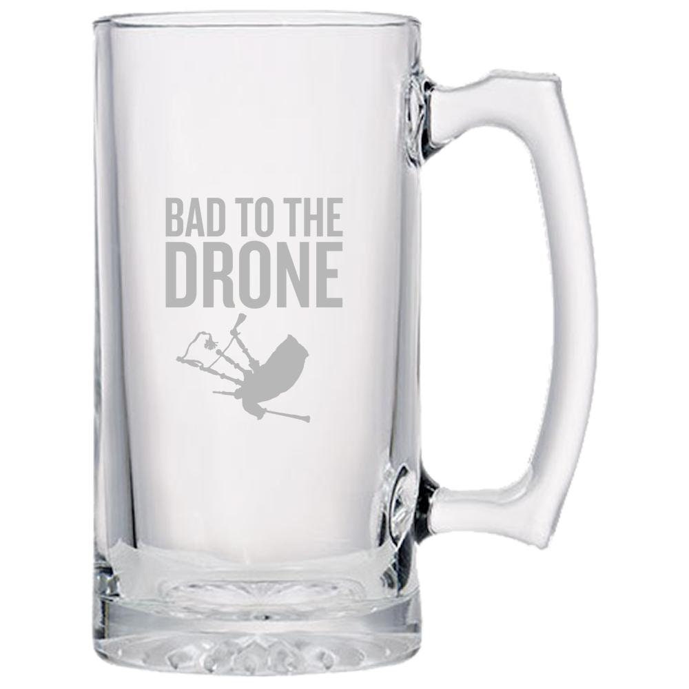 Funny Bagpipes Beer Glass - Bagpiper Gift Idea - Piper Present - Bad to ...
