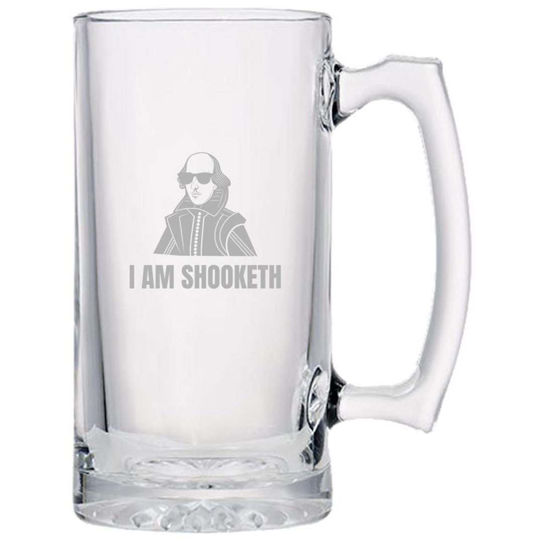 Funny Shakespeare Beer Glass Shakespeare Gift Thespian Gift Idea ...
