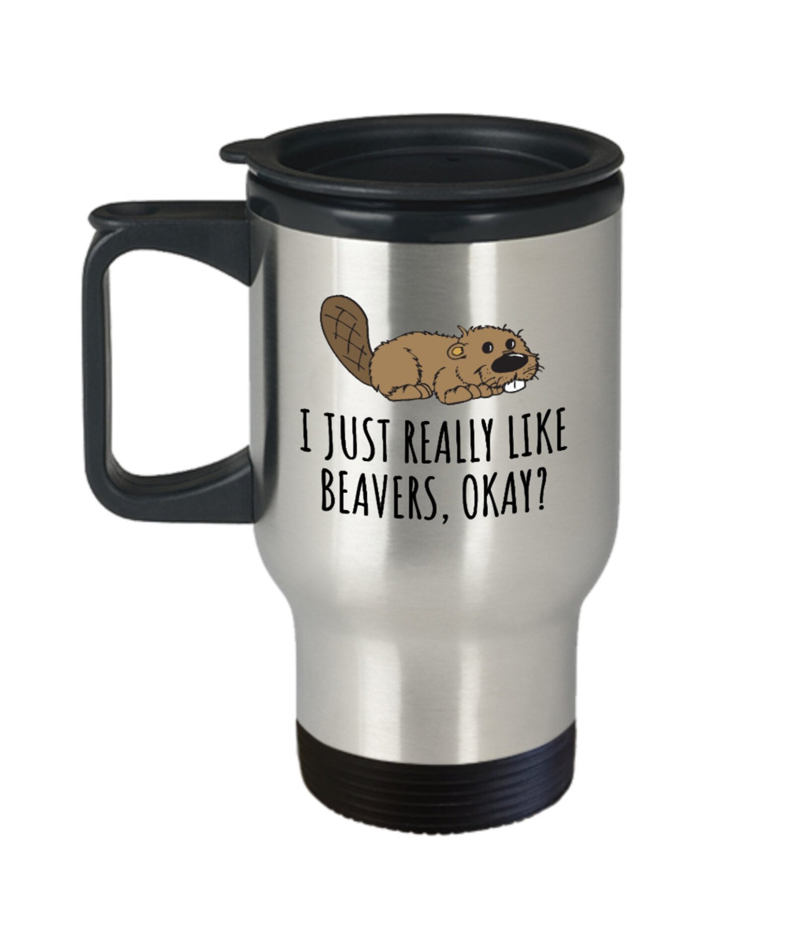 Funny Beaver Gift Beaver Travel Mug Beaver Lover Present - Etsy