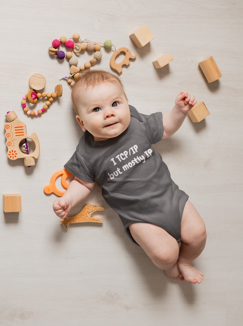 Funny Baby One-piece - Computer Geek Baby Shirt - Nerd Baby Bodysuit ...