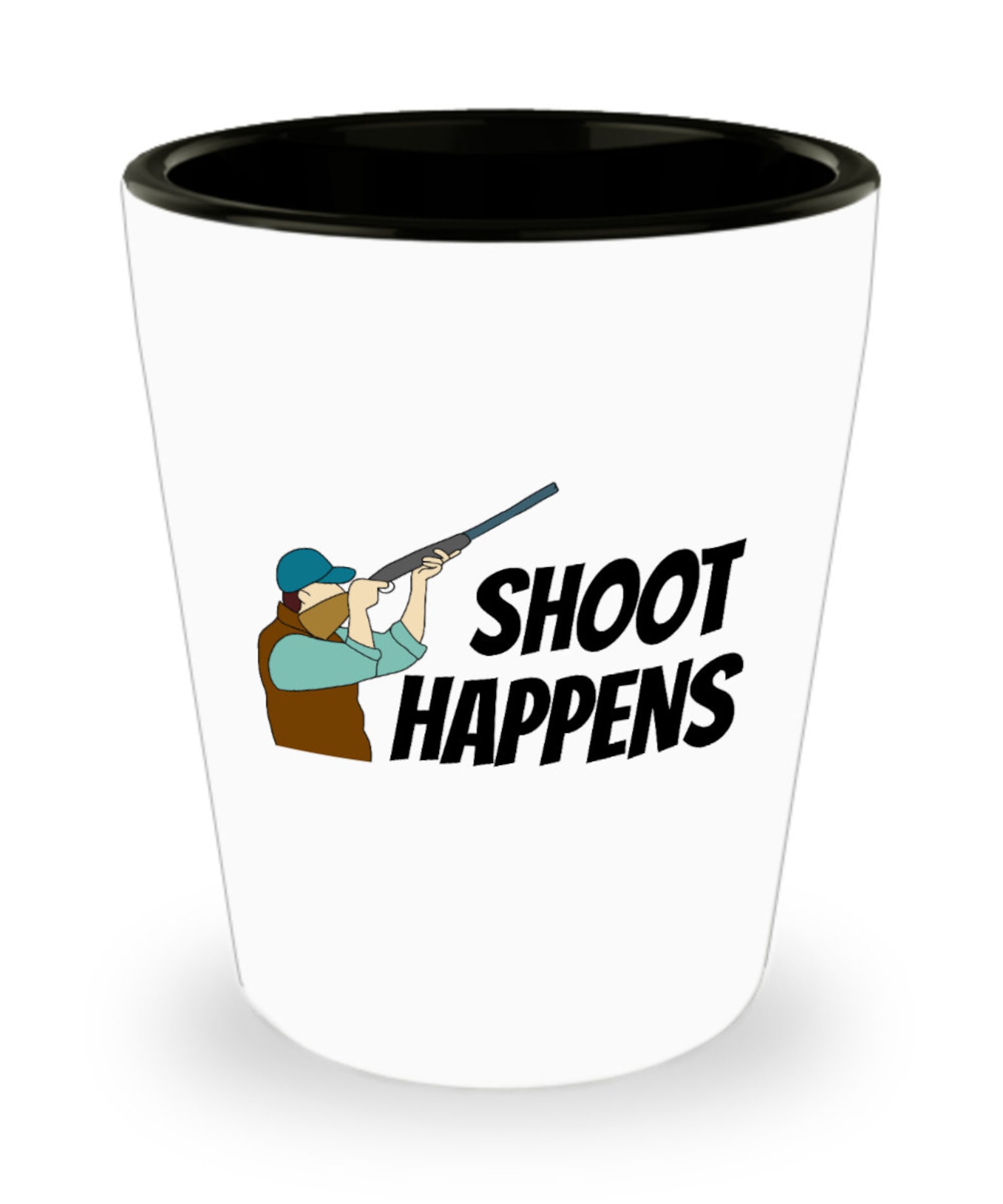 Funny Clay Shooting Shot Glass Trap Shooting Gift Skeet | Etsy