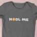 Funny Baby One-piece Bitcoin Baby Shirt Hodl Me Crypto Currencies Many ...
