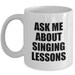 Vocal Coach Gift - Funny Vocal Coach Mug - Voice Coach Present - Music ...