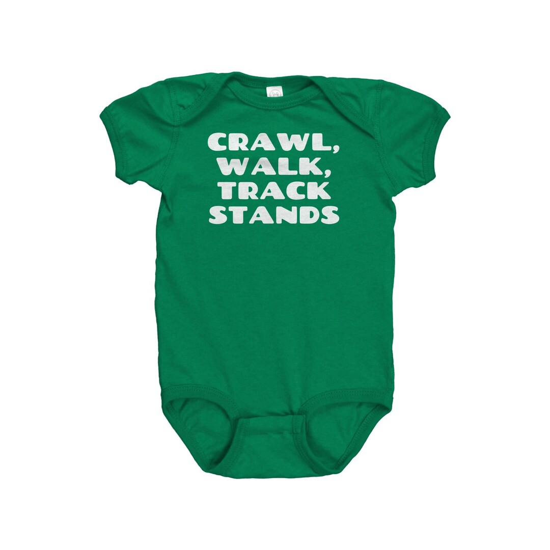 Track Cyclist Baby Bodysuit - Cycling Baby Gift - Velodrome Baby Shirt ...