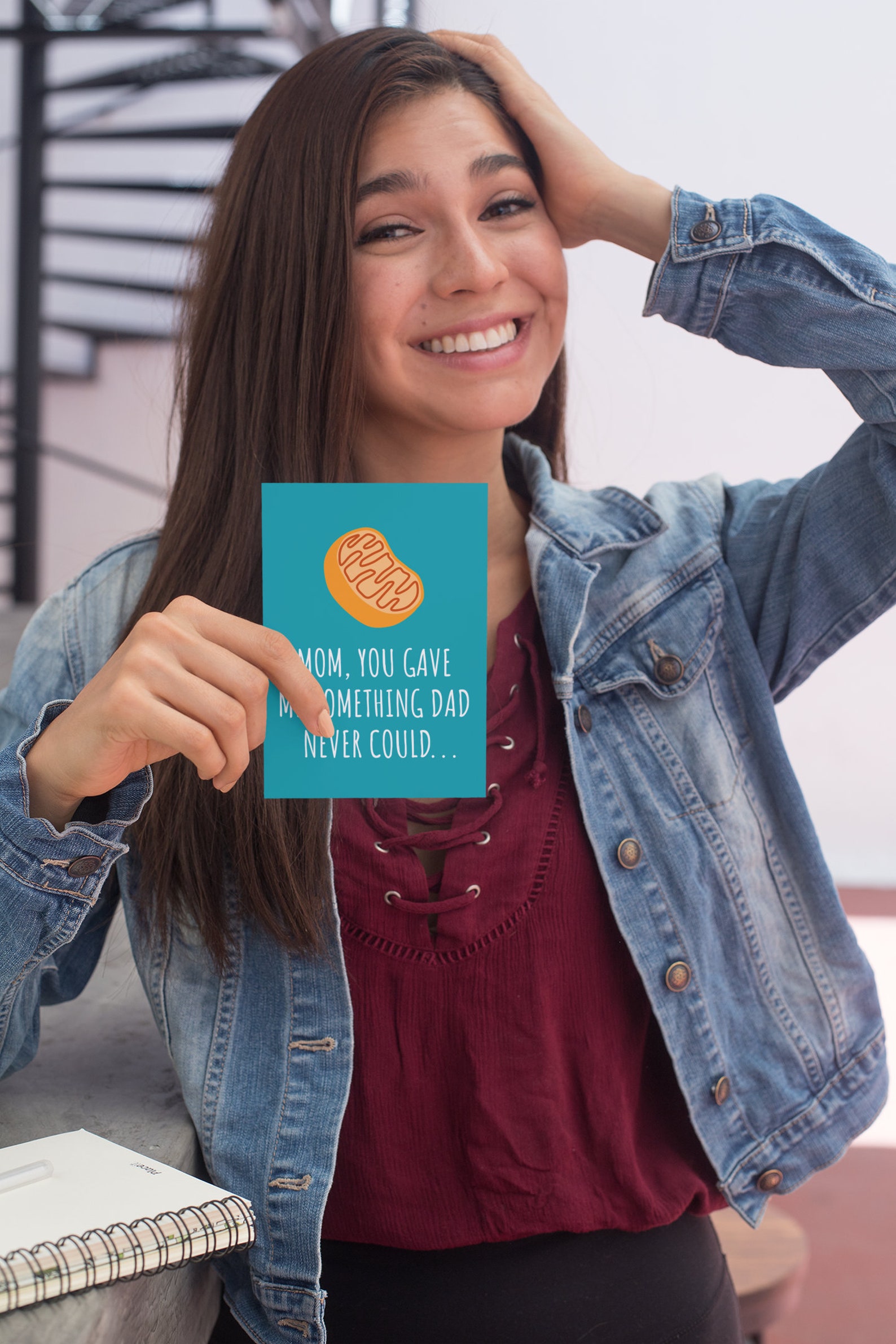 Funny Genetics Card - Biology Geek Printable Card - Mother's Day Card ...