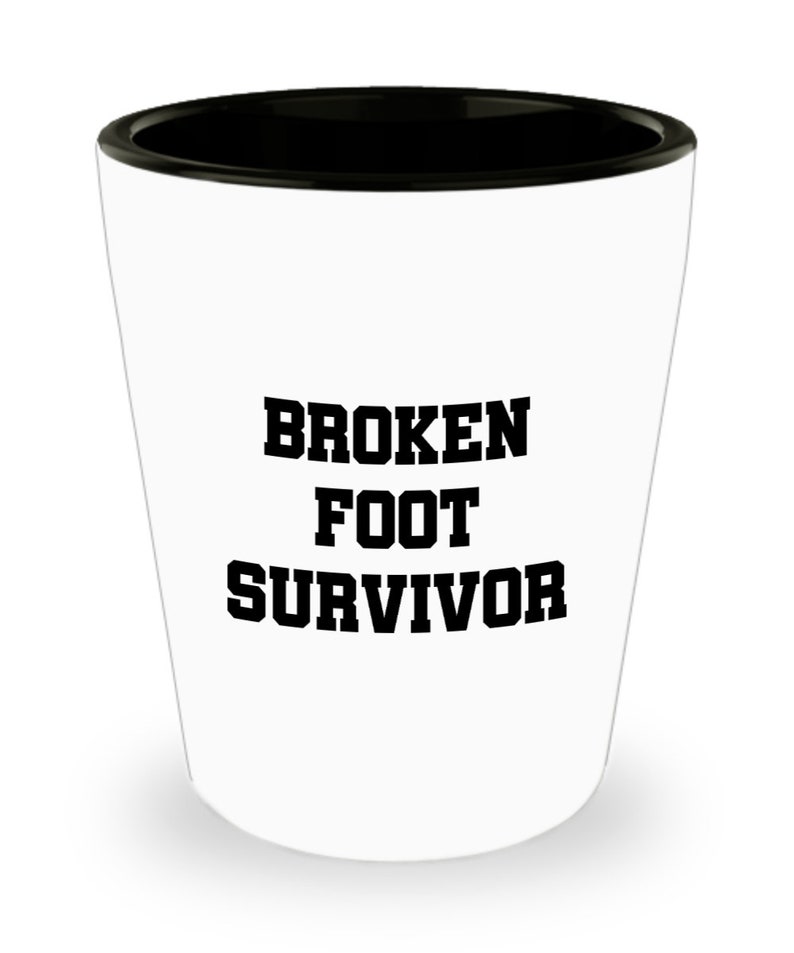 Funny Get Well Gift Broken Leg Broken Bone Shot Glass - Etsy