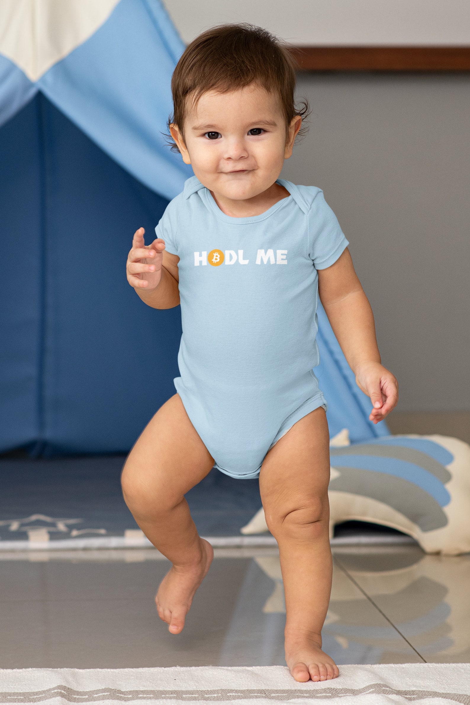 Funny Baby One-piece Bitcoin Baby Shirt Hodl Me Crypto - Etsy