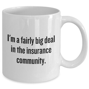 Insurance Agent Gift - Funny Insurance Mug - Insurance Broker Gift ...