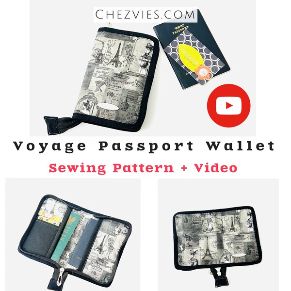 Passport Wallet Pattern - Etsy