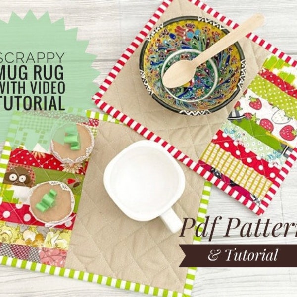 Mug Rug Pattern - Etsy