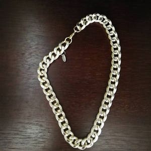 Thick Gold Chain Necklace, Short Gold Necklace, Simple yet Edgy ...