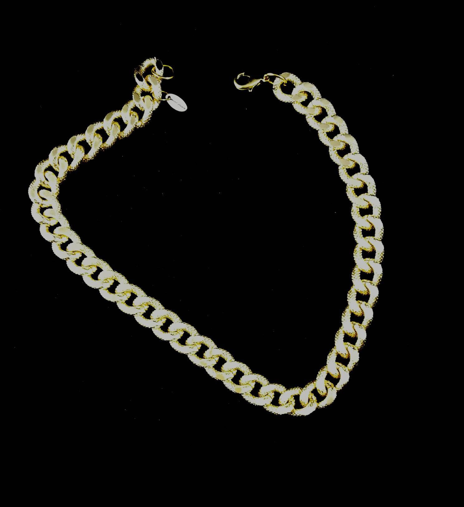 Thick Gold Chain Necklace, Short Gold Necklace, Simple yet Edgy ...