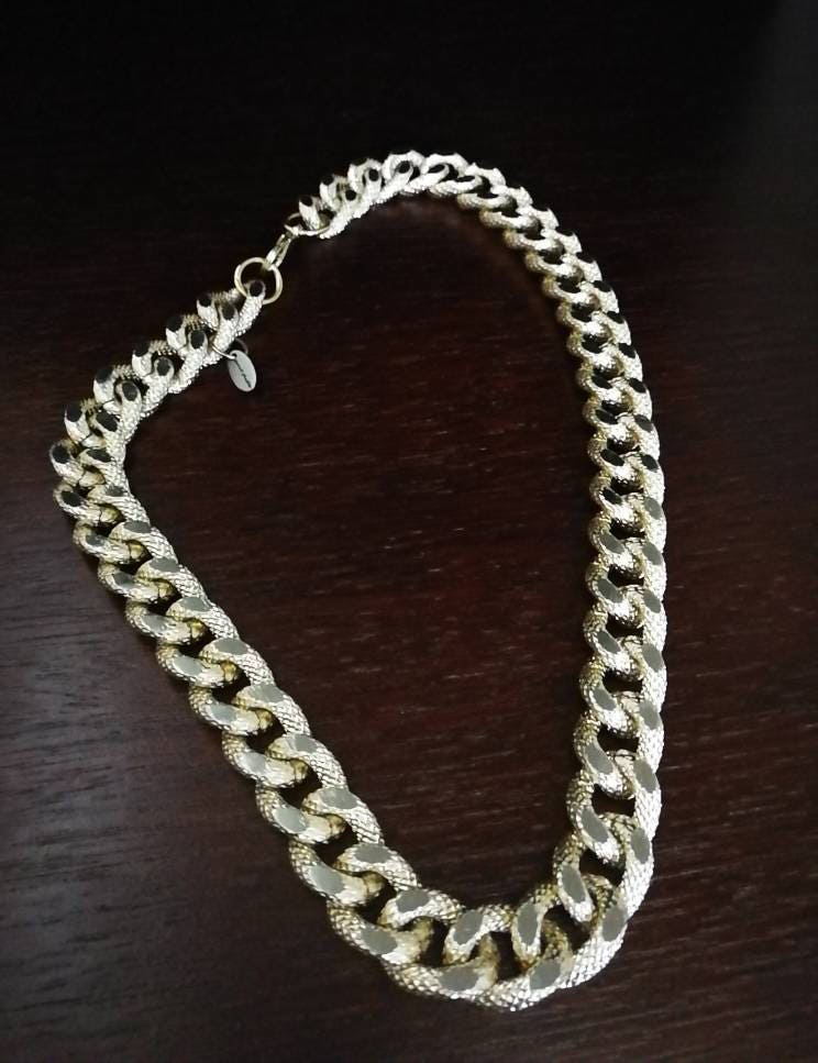 Thick Gold Chain Necklace, Short Gold Necklace, Simple yet Edgy ...
