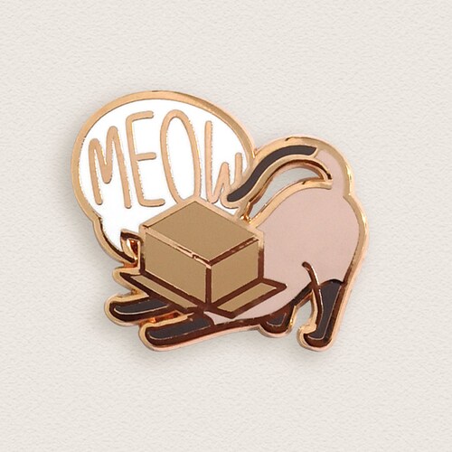 Siamese Cat Pin Enamel Pins Cute Pins Cat Pins Kawaii - Etsy