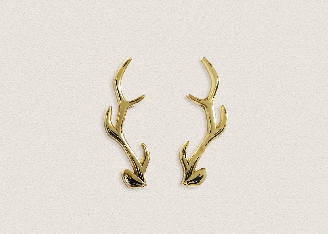Reindeer Antlers Deer Antlers Christmas Antlers Gold | Etsy