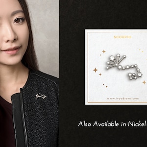 Scorpio Zodiac Constellation Pin - Etsy