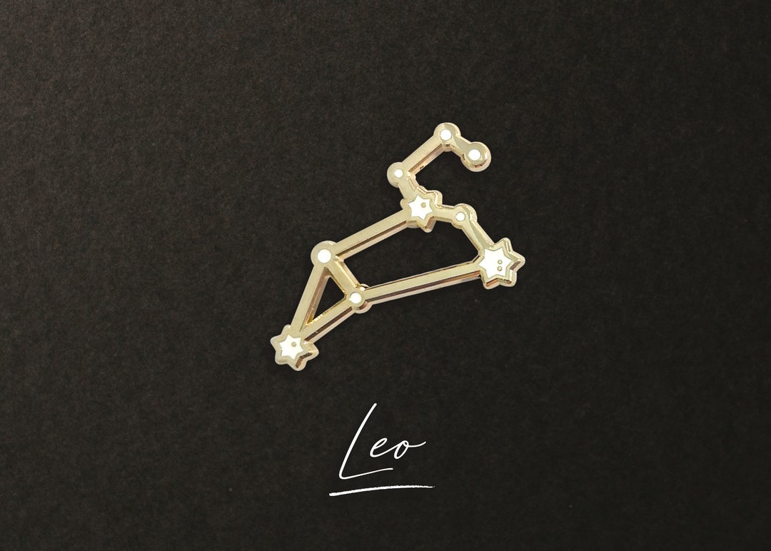 Leo Zodiac Constellation Pin - Etsy