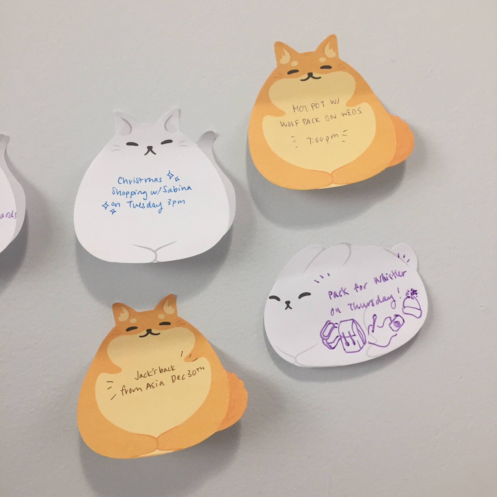 Kawaii Sticky Notes - Etsy