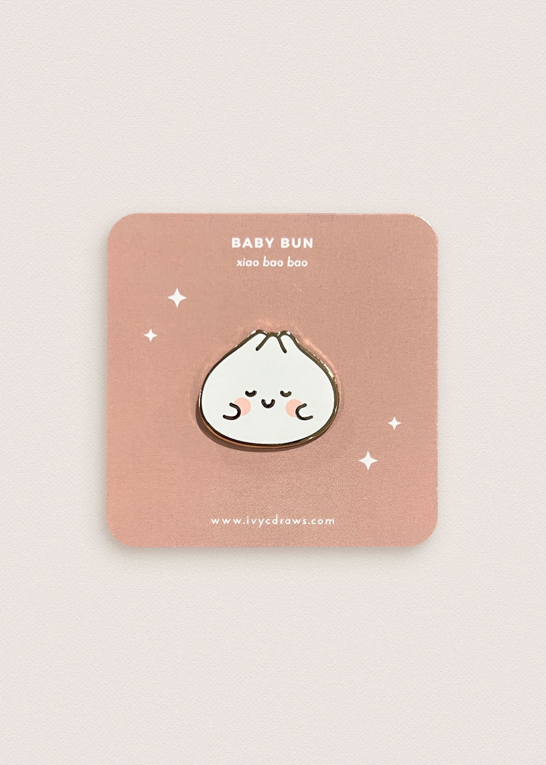 Baby Bun Pin - Baby Bao - Xiao Bao Bao - Dim Sum Pin (pre-order) - Etsy