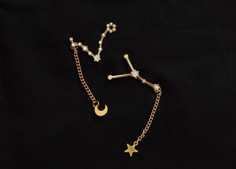 Gemini Zodiac Constellation Pin | Etsy