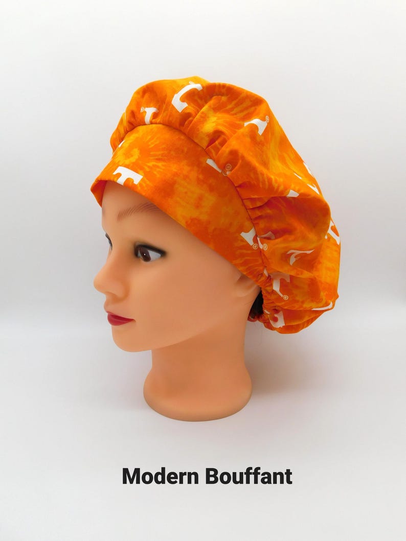 Tennessee Tie Dye Scrub Cap: Medical, Pixie, Bouffant, Ponytail Styles ...