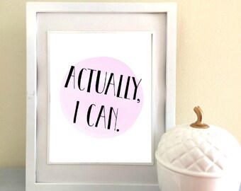 Actually i can | Etsy