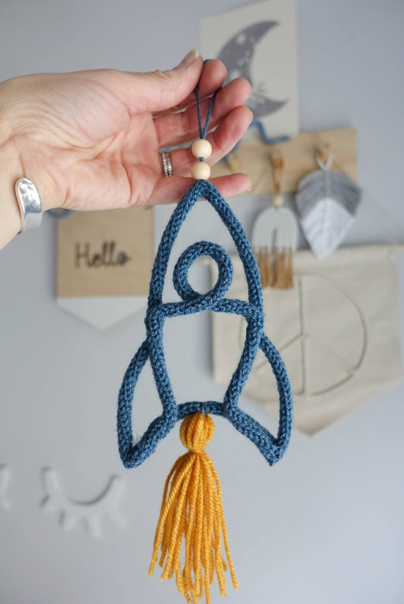 Hanging Rocket - Etsy UK