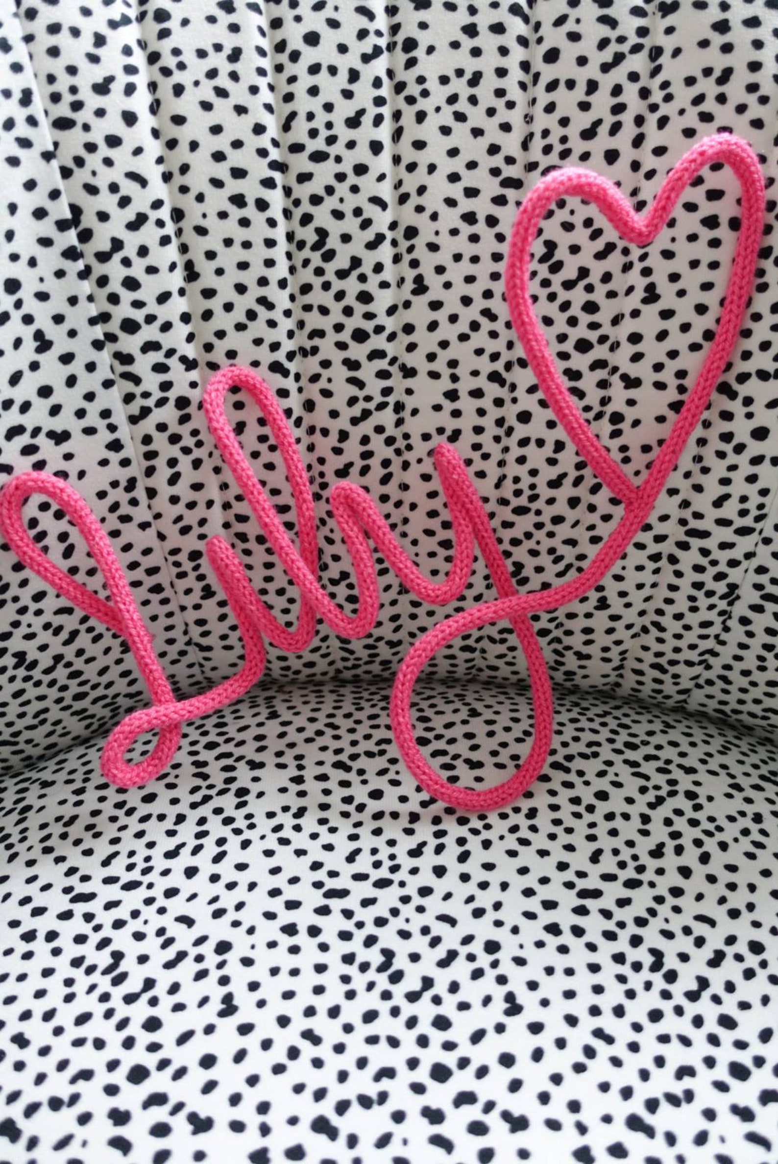 Knitted Name - Etsy UK