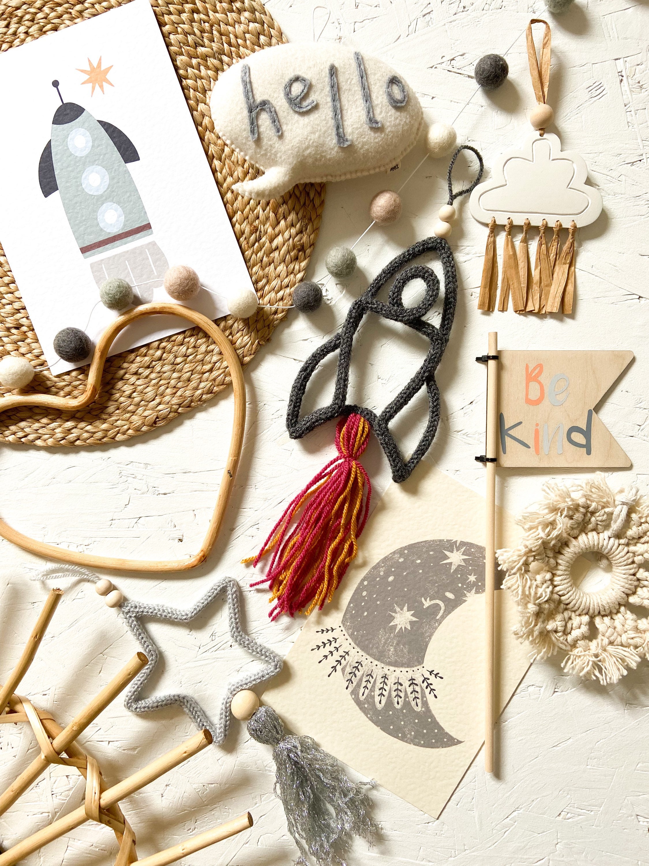 Hanging Rocket - Etsy UK