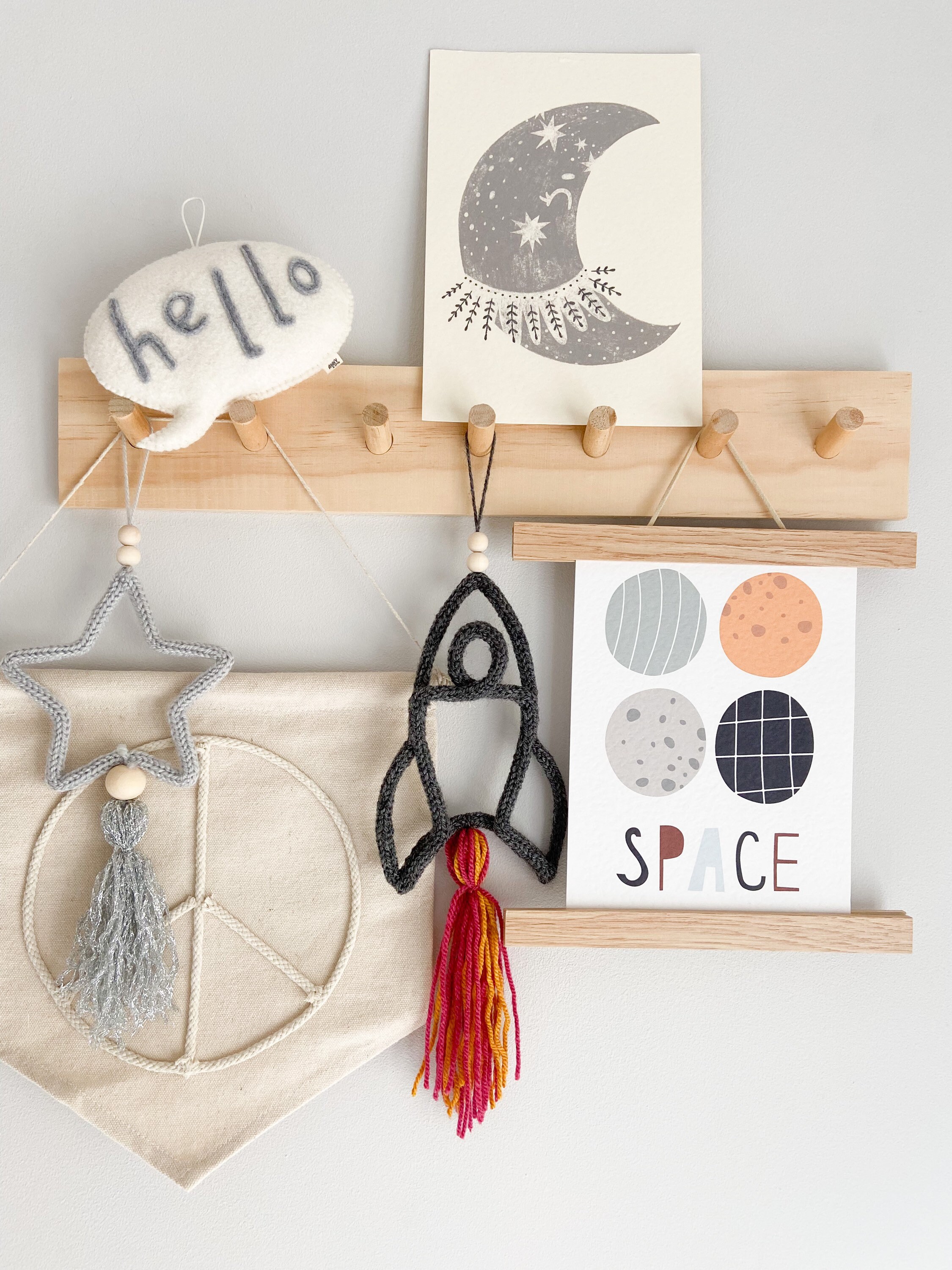 Hanging Rocket - Etsy UK