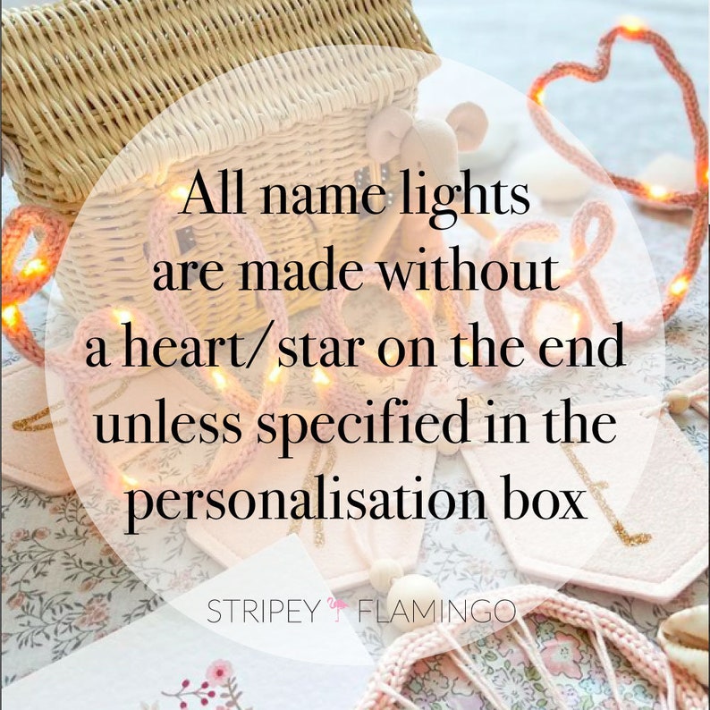 Knitted Name Light - Etsy UK