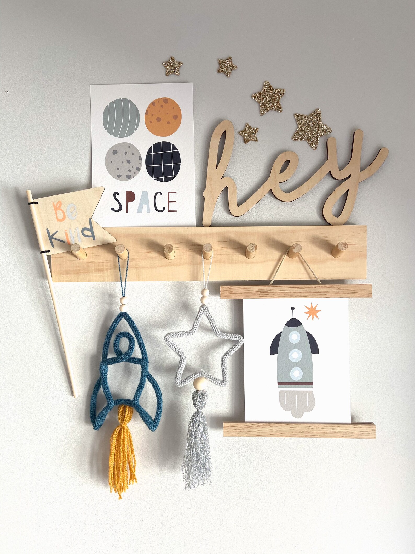 Hanging Rocket - Etsy UK