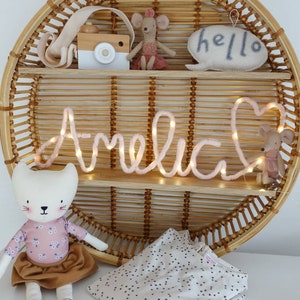 Knitted Name Light - Etsy UK