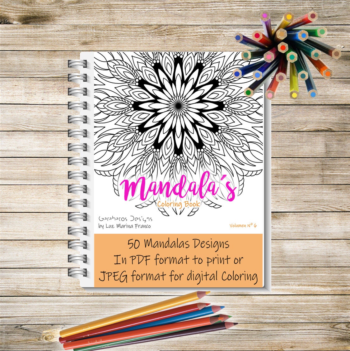 COLORING BOOK PDF Mandala Decoration Digital Mandala Decoration ...