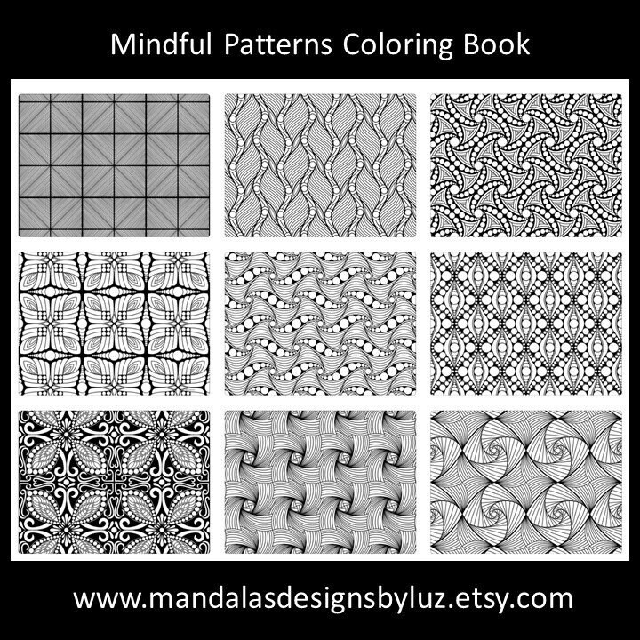 MINDFUL Patterns COLORING BOOK for Adults: an Adult Coloring Book With ...